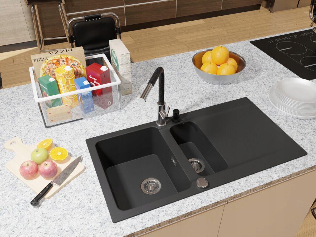 Zlew Zlewozmywak FRANKE ORION OID 651 bateria i dozownik gratis - Granitan