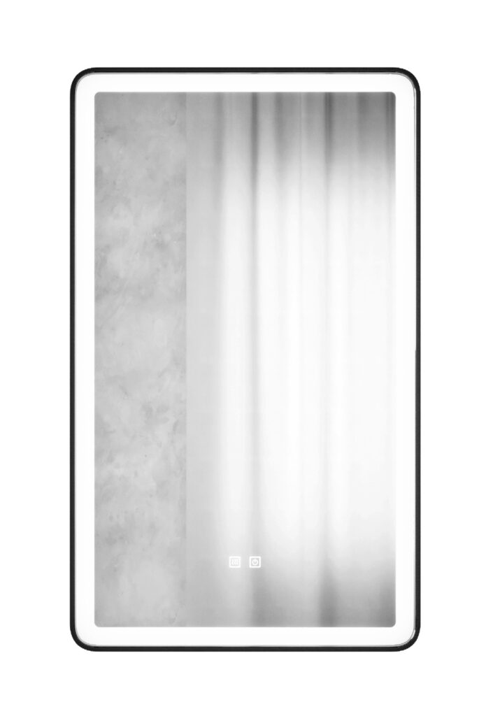 Prostokątne podświetlane lustro energooszczędne LED 60x100 MENSA - Granitan